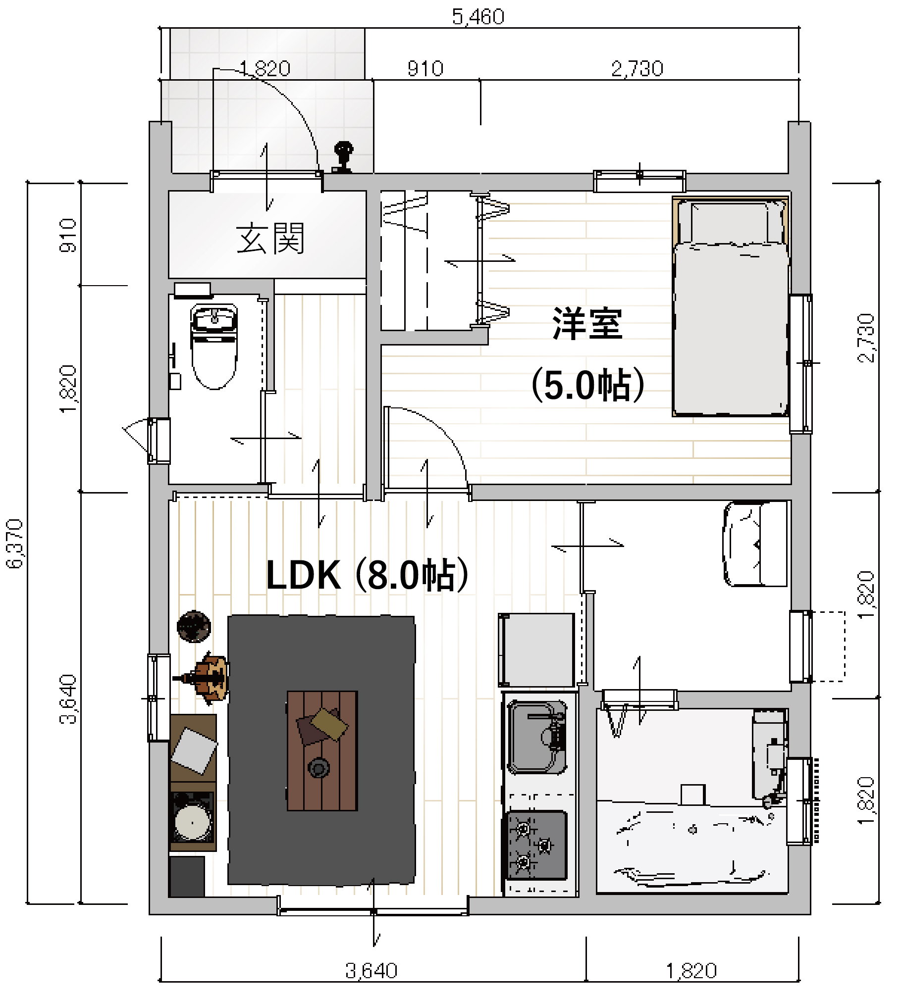 Line up（N-10） - 平屋のKiNARi
