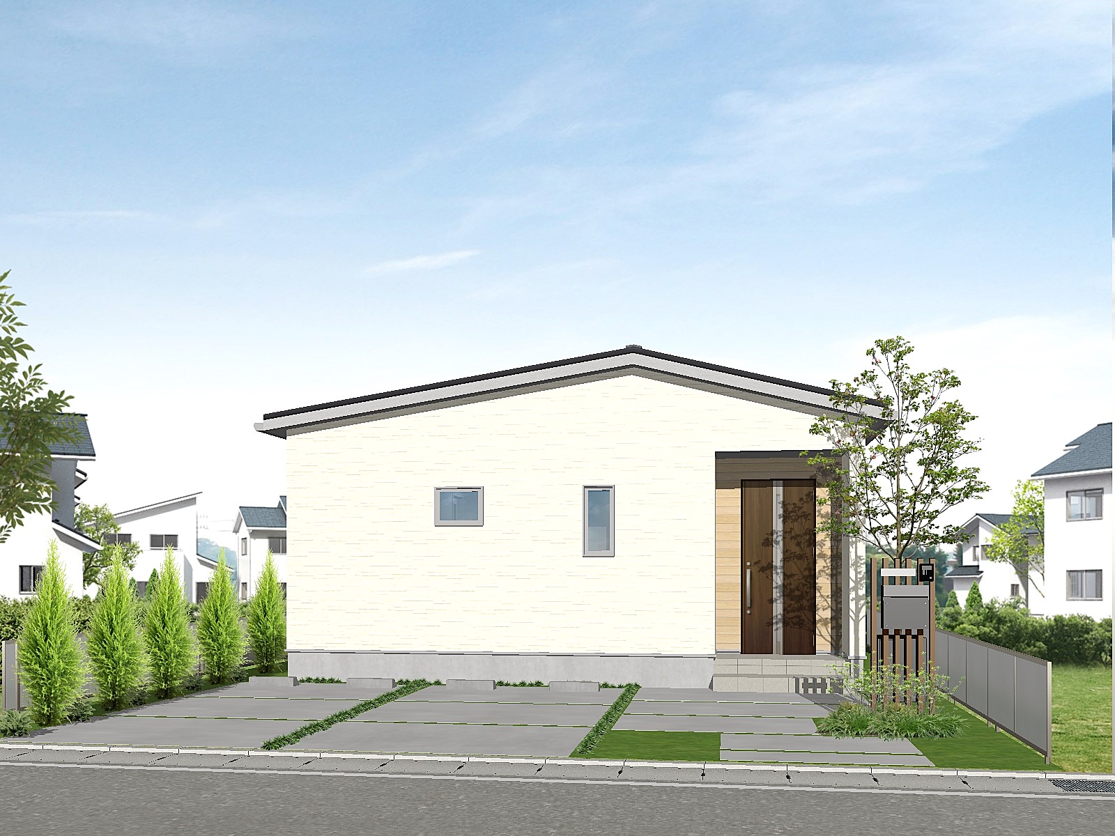 Line up（N-12） - 平屋のKiNARi